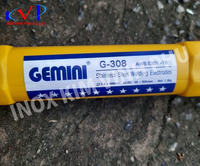 Que hàn inox Gemini G-308 Kim Tín giá rẻ tại Inox Kim Vĩnh Phú